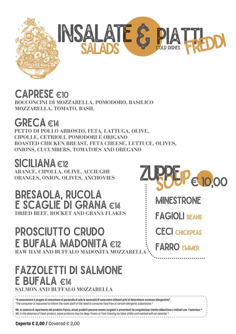 Menù - Duomo Serio 1952